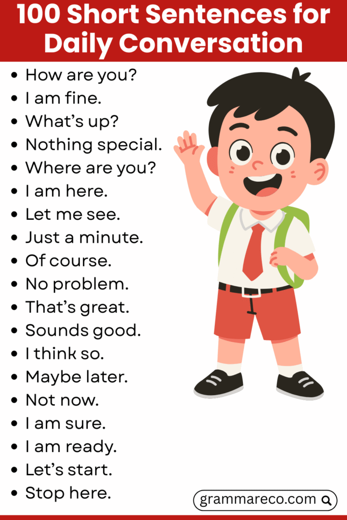 1000+ Daily Use English Sentences for Everyday Conversations ...