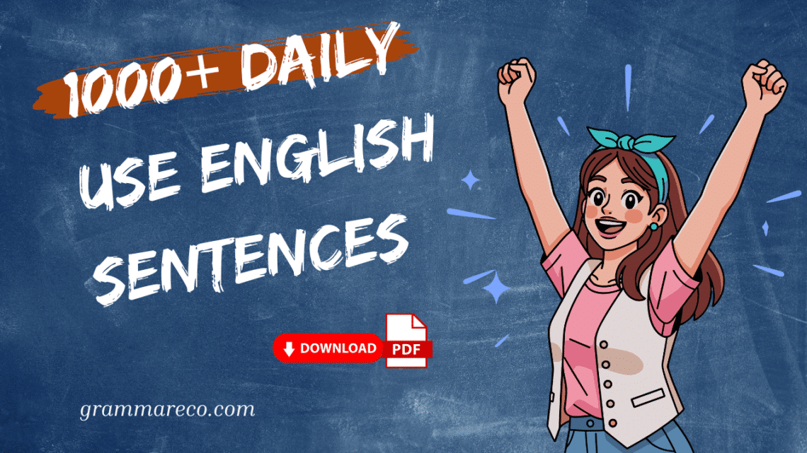 1000+ Daily Use English Sentences for Everyday Conversations ...