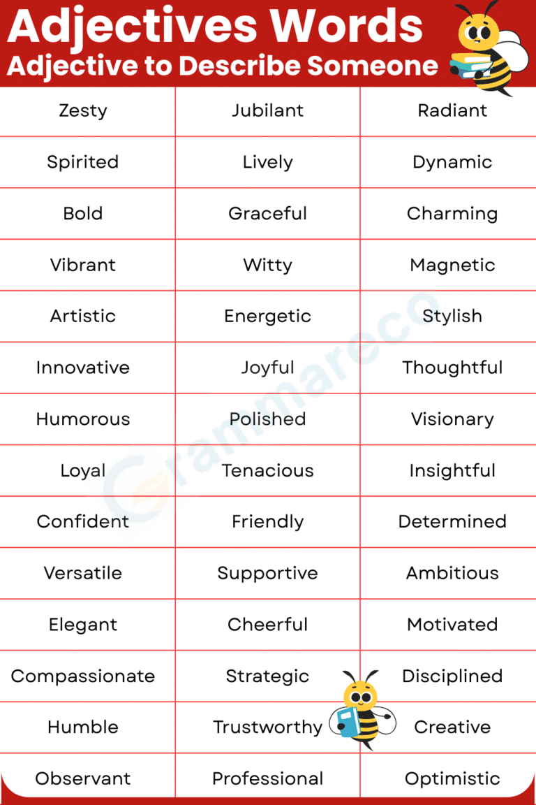 300+ Delightful Adjectives to Describe Someone Professionally ...