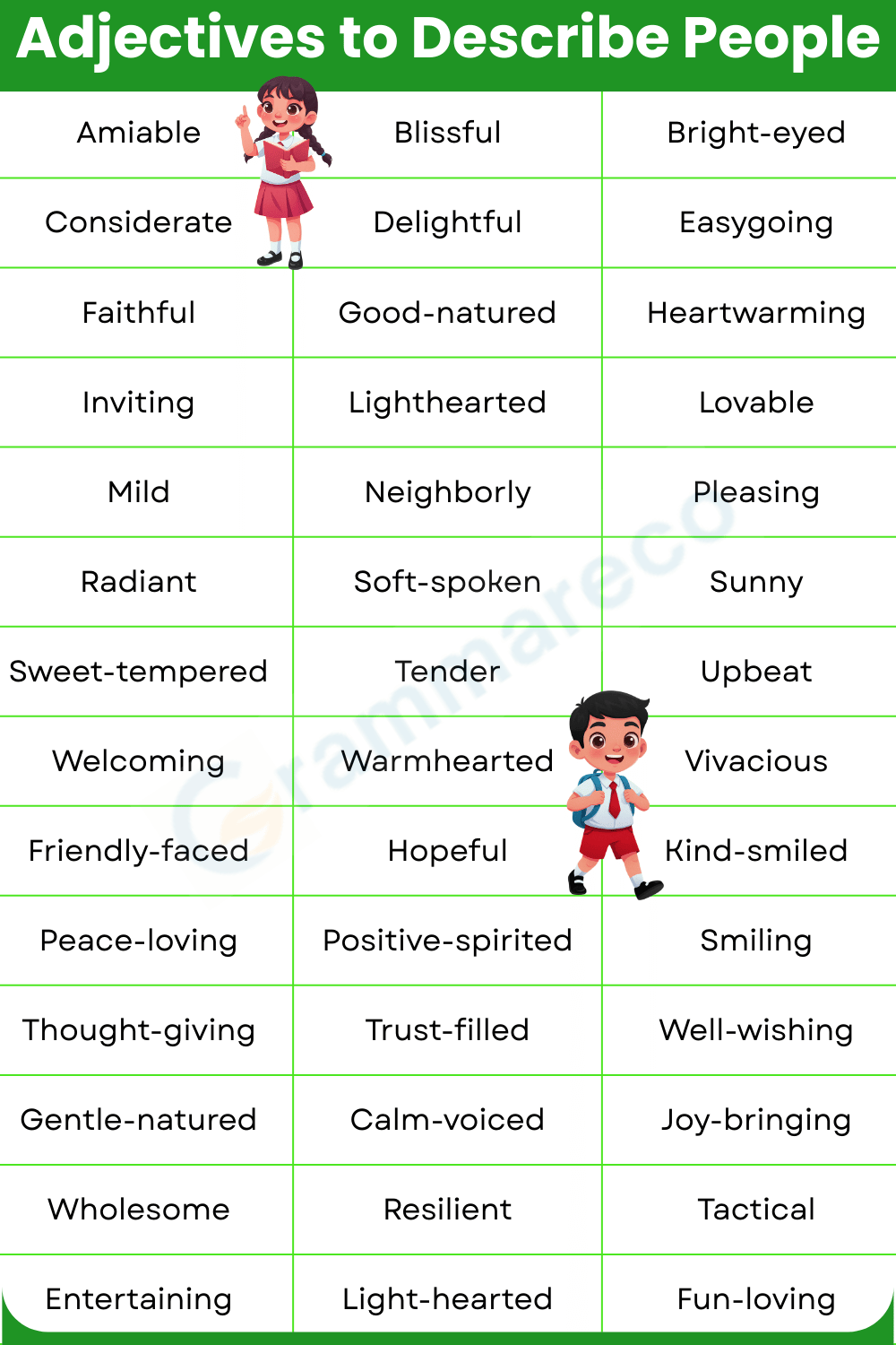 200+ Adjectives to Describe People: Positive and Negative Words ...