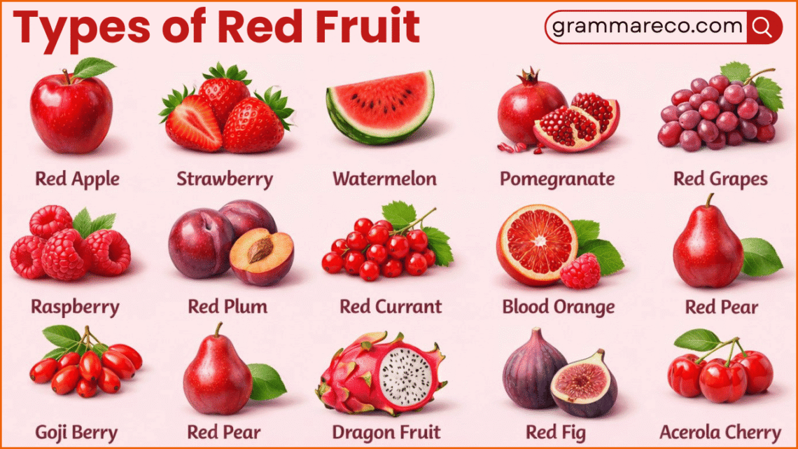100 Red Fruit and Pictures: List of Red Fruits Names with Benefits ...
