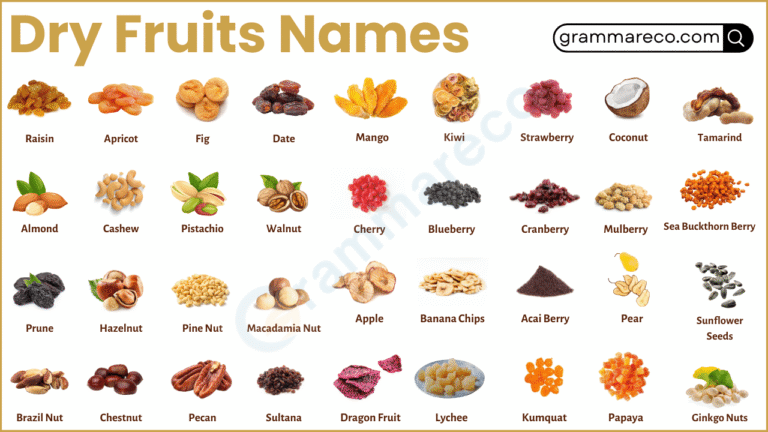 100+ Dried Fruits Names and Pictures: List, with Benefits and Uses ...