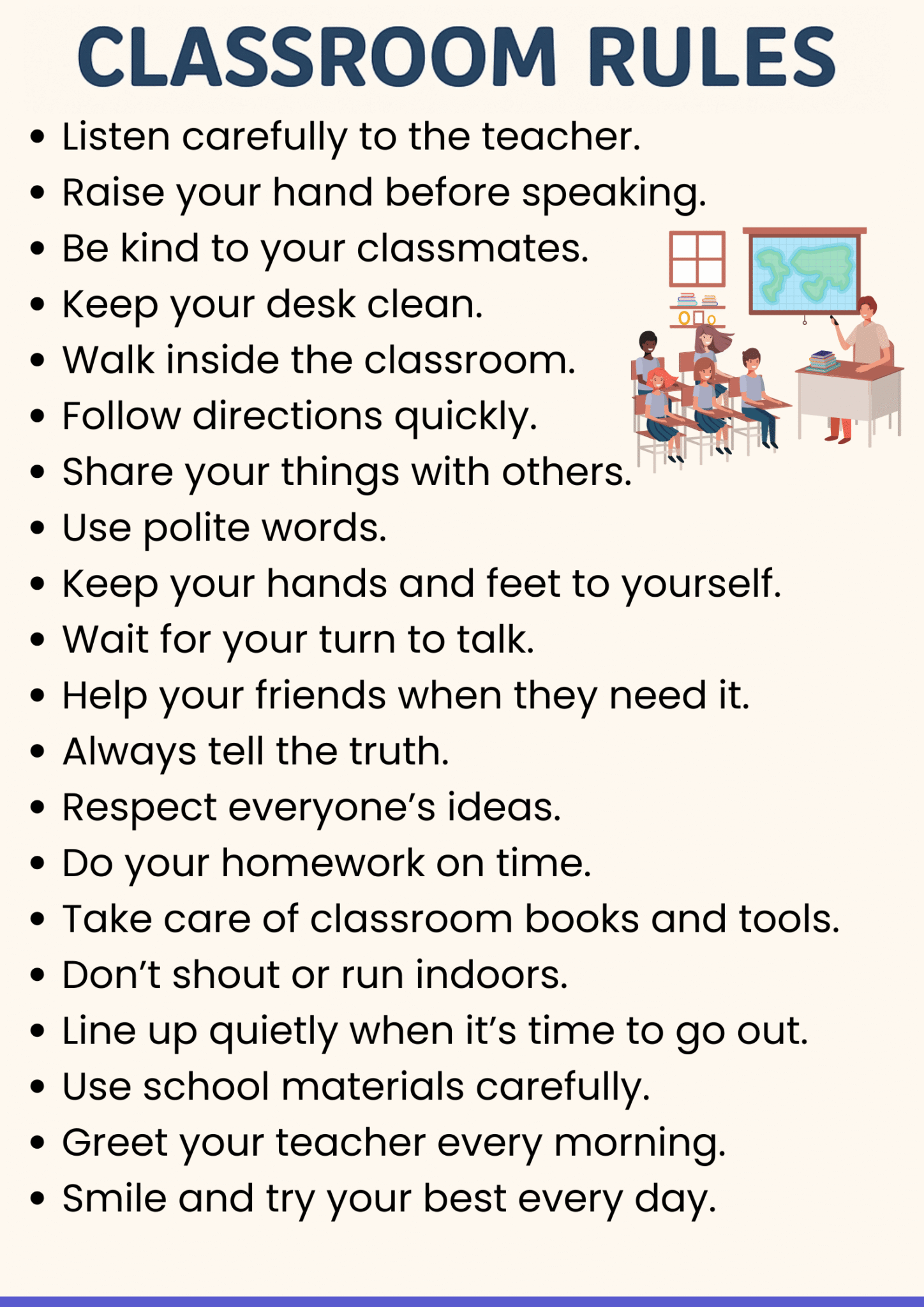 Top 100+ Golden Classroom Rules Every Student Should Know | Grammareco.com