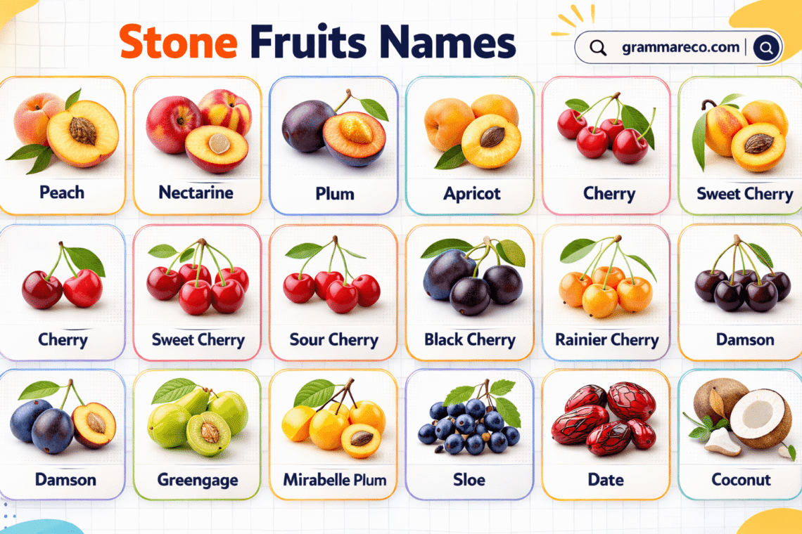 50+ Types of Stone Fruit: List of all Stone Fruits with their Pictures ...