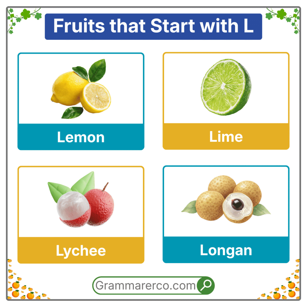 250+ Fruits Name A to Z with Pictures: Alphabetical Fruits List ...